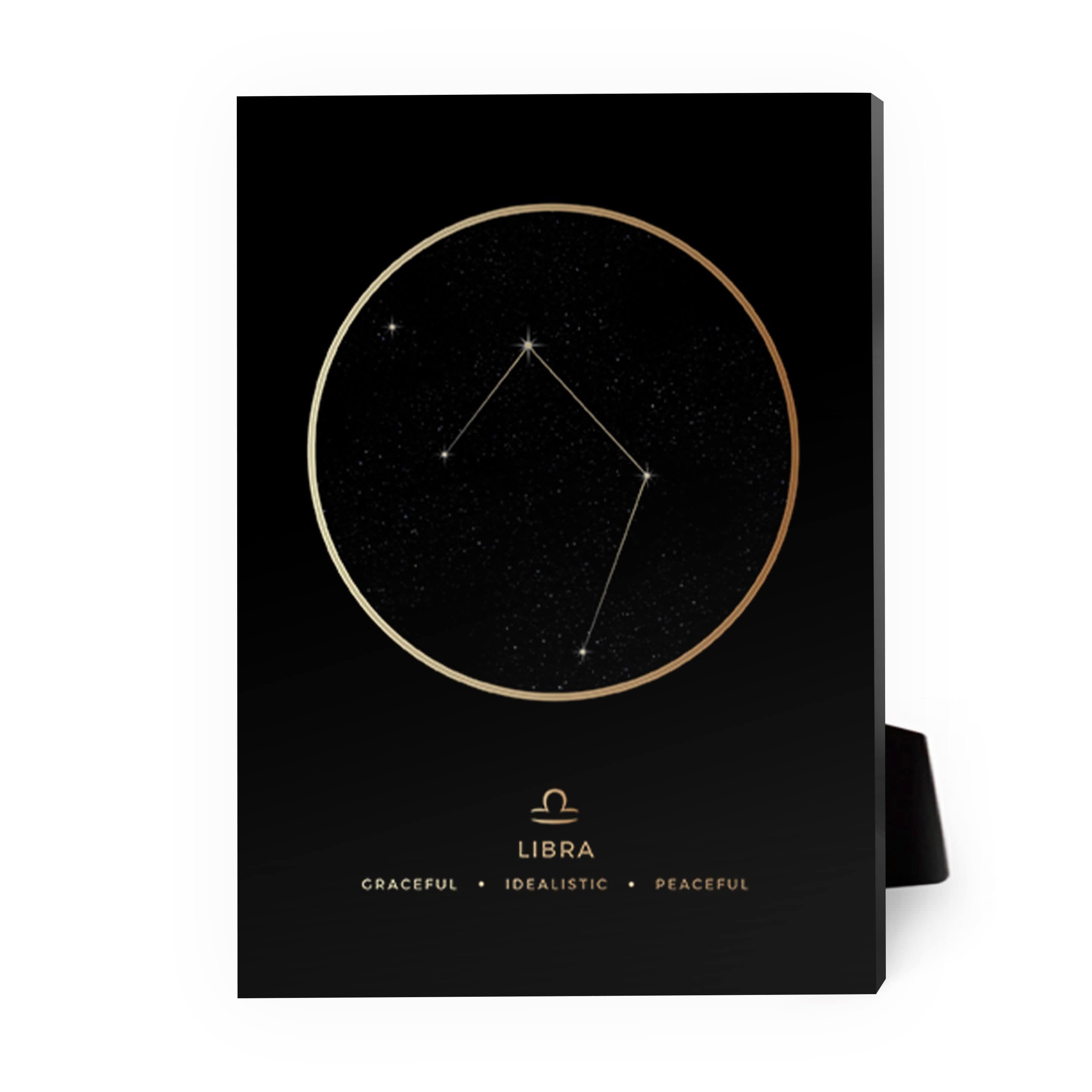 Elegant Libra Astrology Oil Painting for Home Decor and Inspiration ...